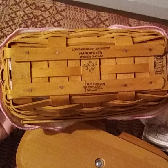 Longaberger | Accents | Longaberger 200 Horizon Of Hope Basket Combo ...